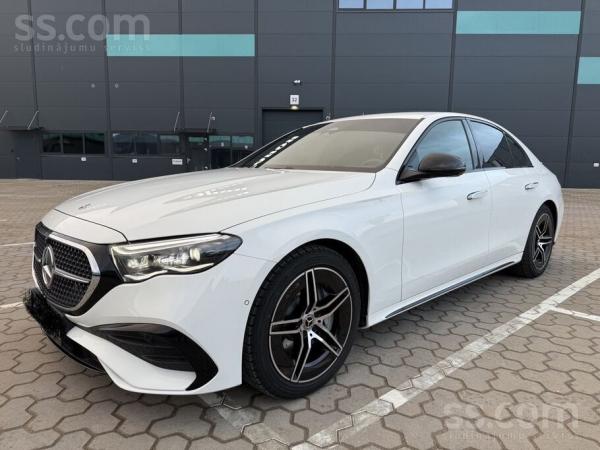 Balts Mercedes-Benz E 220 2025 Rīga, ar dzinēja tilpumu 2.00 L un nobraukumu 12 tūkst. km par 61900 €, foto 1 vietnē AUTOMOTO.COM.LV