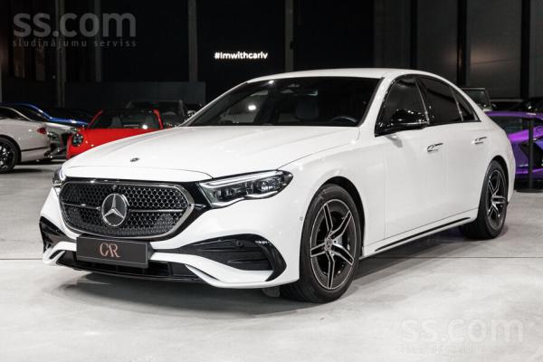 Белый Мерседес E 220 2025 в Рига, объемом двигателя 2.00 л и пробегом 33 тыс. км за 51600 €, фото 1 на AUTOMOTO.COM.LV