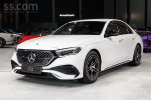 Balts Mercedes-Benz E 220 2025 Rīga, ar dzinēja tilpumu 2.00 L un nobraukumu 33 tūkst. km par 51600 €, foto  vietnē AUTOMOTO.COM.LV