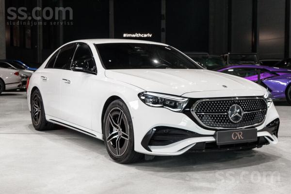 Белый Мерседес E 220 2025 в Рига, объемом двигателя 2.00 л и пробегом 33 тыс. км за 51600 €, фото 3 на AUTOMOTO.COM.LV