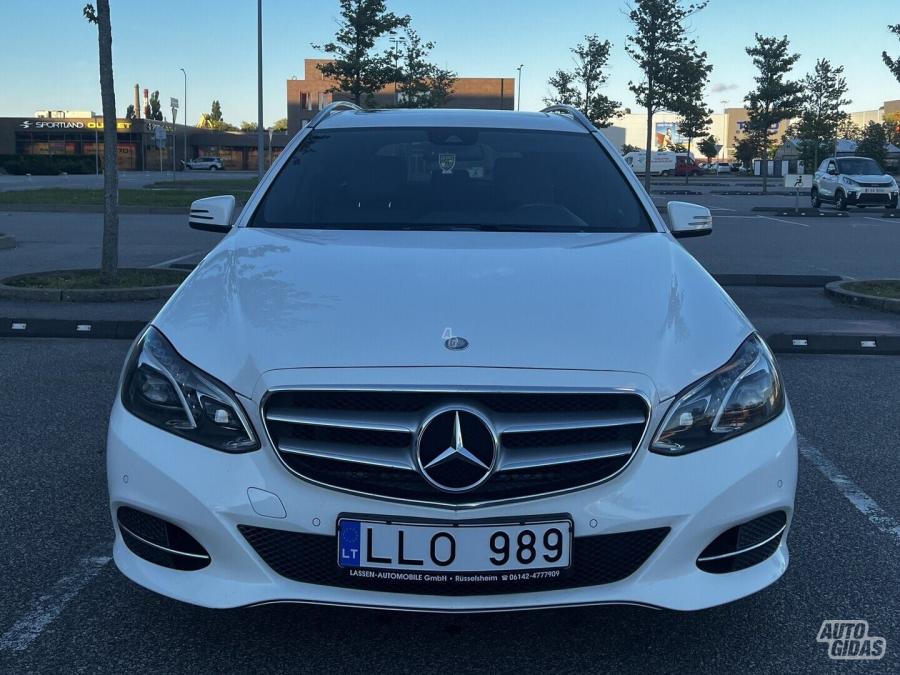 White Mercedes-Benz E 220 2014 in Klaipeda, with an engine capacity of 2.10 L and mileage of 222 thousand km for 10400 €, photo 3 on AUTOMOTO.COM.LV