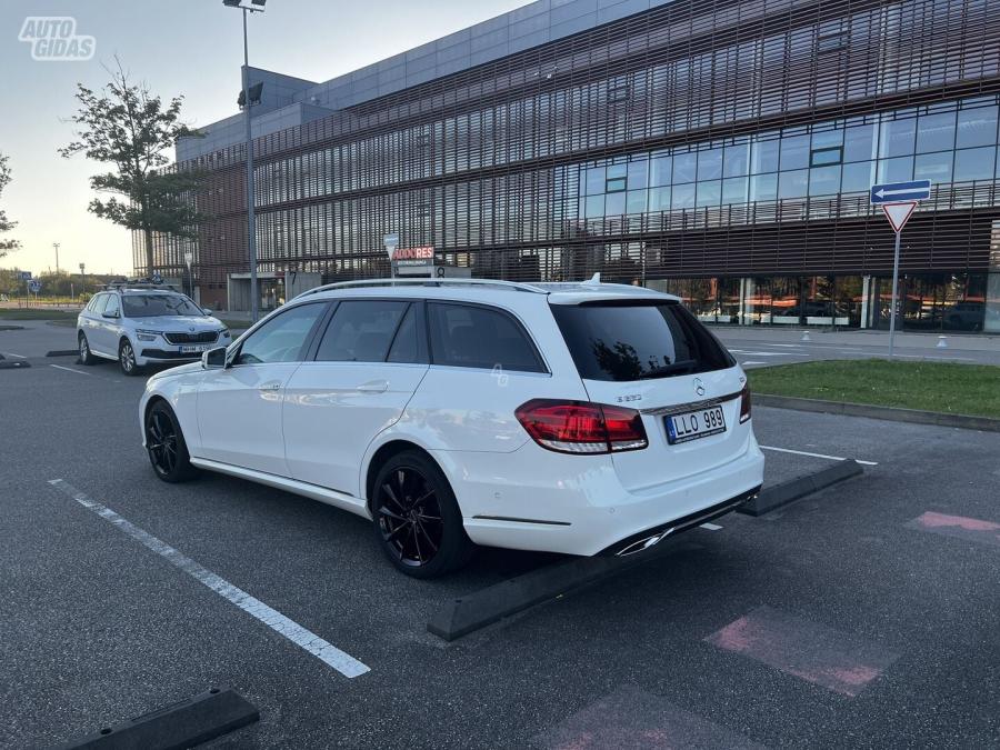White Mercedes-Benz E 220 2014 in Klaipeda, with an engine capacity of 2.10 L and mileage of 222 thousand km for 10400 €, photo 6 on AUTOMOTO.COM.LV