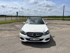White Mercedes-Benz E 220 2014 in Liepaja, with an engine capacity of 2.20 L and mileage of 306 thousand km for 7900 €, photo  on AUTOMOTO.COM.LV