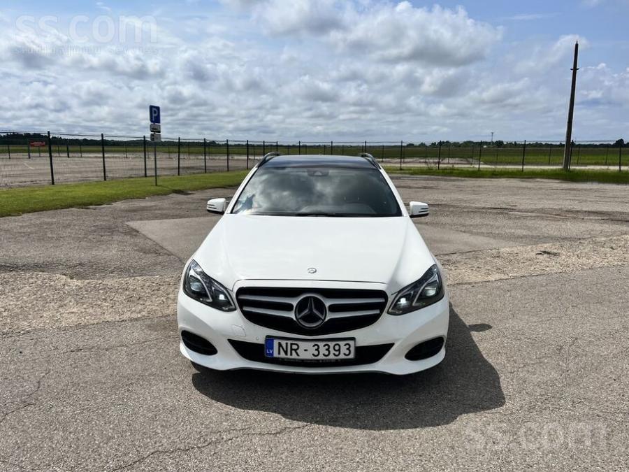 Белый Мерседес E 220 2014 в Лиепая, объемом двигателя 2.20 л и пробегом 306 тыс. км за 7900 €, фото 1 на AUTOMOTO.COM.LV