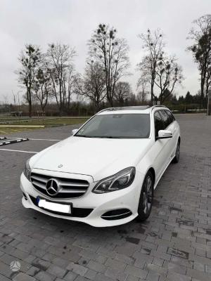 White Mercedes-Benz E 220 2015 in Kaunas, with an engine capacity of 2.14 L and mileage of 295 thousand km for 9399 €, photo 5 on AUTOMOTO.COM.LV