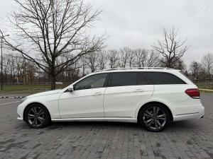 White Mercedes-Benz E 220 2015 in Kaunas, with an engine capacity of 2.14 L and mileage of 295 thousand km for 9399 €, photo 13 on AUTOMOTO.COM.LV
