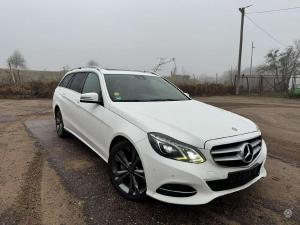White Mercedes-Benz E 220 2015 in Kaunas, with an engine capacity of 2.14 L and mileage of 295 thousand km for 9340 €, photo 3 on AUTOMOTO.COM.LV
