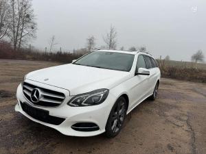 White Mercedes-Benz E 220 2015 in Kaunas, with an engine capacity of 2.14 L and mileage of 295 thousand km for 9340 €, photo 4 on AUTOMOTO.COM.LV