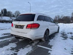 White Mercedes-Benz E 220 2015 in Kaunas, with an engine capacity of 2.14 L and mileage of 295 thousand km for 9450 €, photo 5 on AUTOMOTO.COM.LV