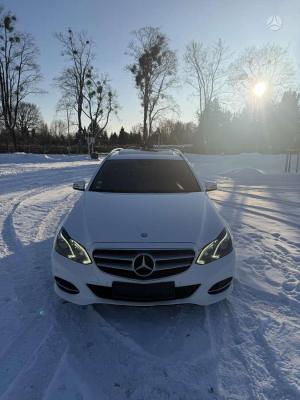 White Mercedes-Benz E 220 2015 in Kaunas, with an engine capacity of 2.14 L and mileage of 295 thousand km for 9300 €, photo 4 on AUTOMOTO.COM.LV