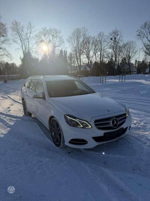 White Mercedes-Benz E 220 2015 in Kaunas, with an engine capacity of 2.14 L and mileage of 295 thousand km for 9300 €, photo 5 on AUTOMOTO.COM.LV