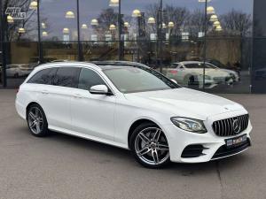 White Mercedes-Benz E 220 2017 in Kaunas, with an engine capacity of 2.00 L and mileage of 100 thousand km for 30424 €, photo 9 on AUTOMOTO.COM.LV