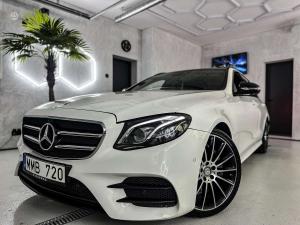 White Mercedes-Benz E 220 2018 in Kaunas, with an engine capacity of 2.00 L and mileage of 328 thousand km for 14200 €, photo  on AUTOMOTO.COM.LV