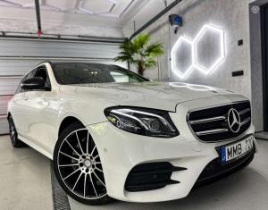 White Mercedes-Benz E 220 2018 in Kaunas, with an engine capacity of 2.00 L and mileage of 328 thousand km for 14200 €, photo 5 on AUTOMOTO.COM.LV