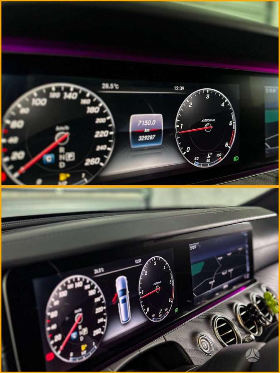 White Mercedes-Benz E 220 2018 in Kaunas, with an engine capacity of 2.00 L and mileage of 328 thousand km for 14200 €, photo 30 on AUTOMOTO.COM.LV