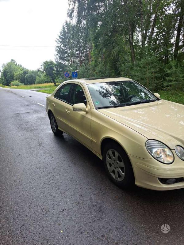 Dzeltens Mercedes-Benz E 220 2008 Kauņa, ar dzinēja tilpumu 2.20 L un nobraukumu 4 tūkst. km par 2600 €, foto 3 vietnē AUTOMOTO.COM.LV