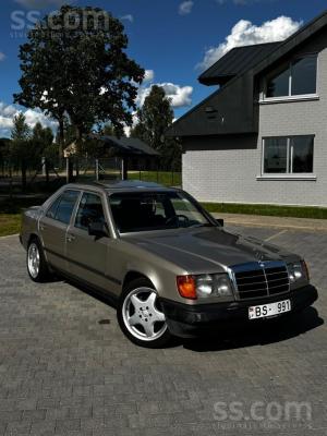 Brūns Mercedes-Benz e-230 1986 Saldus, ar dzinēja tilpumu 2.30 L un nobraukumu 267 tūkst. km par 3100 €, foto  vietnē AUTOMOTO.COM.LV