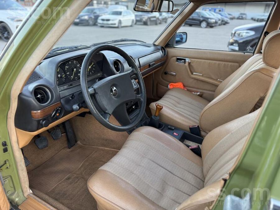 Zaļš Mercedes-Benz E 240 1982 Jelgava, ar dzinēja tilpumu 2.40 L un nobraukumu 0 tūkst. km par 4750 €, foto 9 vietnē AUTOMOTO.COM.LV