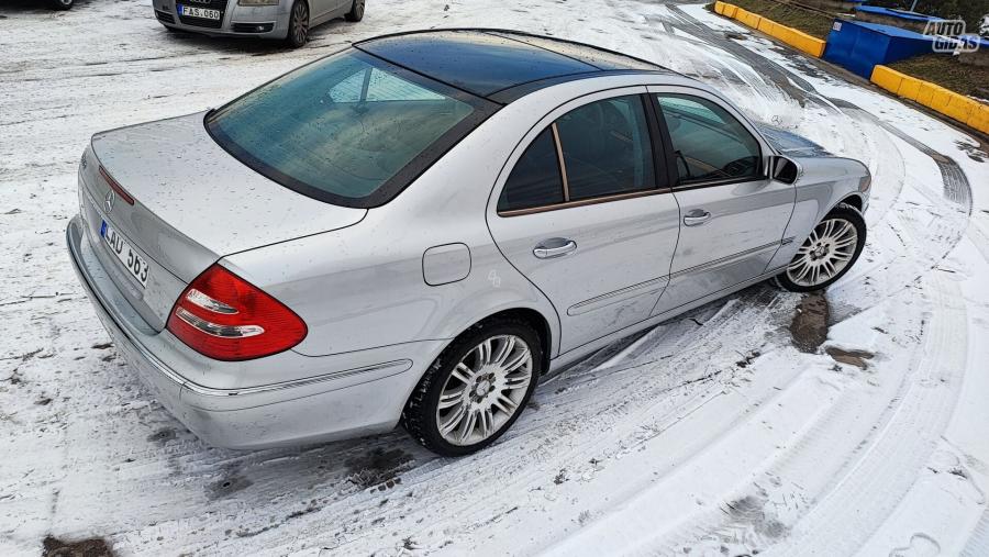 Grey Mercedes-Benz E 240 2004 in Silale, with an engine capacity of 2.60 L and mileage of 263 thousand km for 3200 €, photo 19 on AUTOMOTO.COM.LV