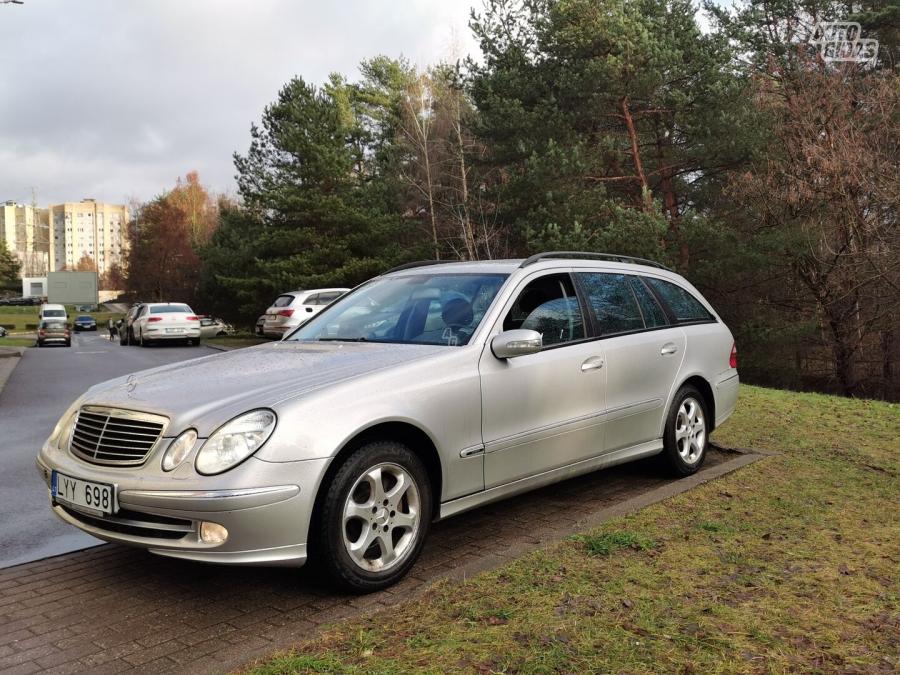 Grey Mercedes-Benz E 240 2003 in Vilnius, with an engine capacity of 2.60 L and mileage of 300 thousand km for 1700 €, photo 4 on AUTOMOTO.COM.LV