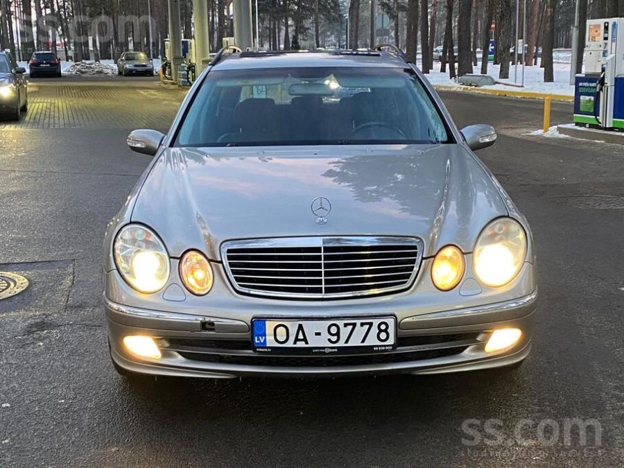 Mercedes-Benz E 240 2003 in Riga, with an engine capacity of 2.60 L and mileage of 0 thousand km for 2999 €, photo 8 on AUTOMOTO.COM.LV