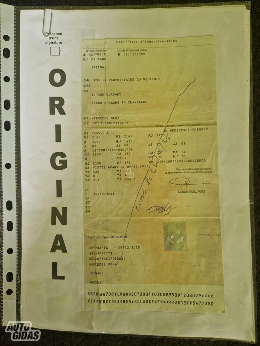 Черный Мерседес E 250 2009 в Расейняй, объемом двигателя 2.20 л и пробегом 270 тыс. км за 6950 €, фото 36 на AUTOMOTO.COM.LV