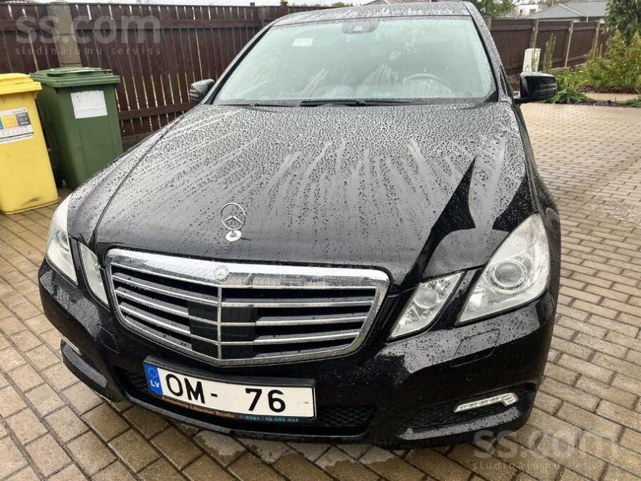 Melns Mercedes-Benz e-250 2009 Rīga, ar dzinēja tilpumu 2.50 L un nobraukumu 244 tūkst. km par 7500 €, foto 1 vietnē AUTOMOTO.COM.LV