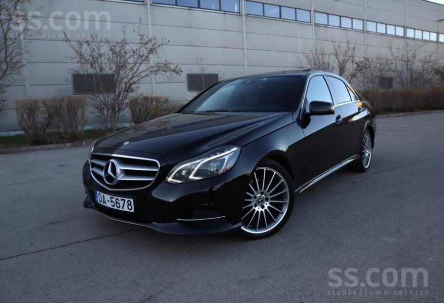 Black Mercedes-Benz e-250 2017 in Riga, with an engine capacity of 2.20 L and mileage of 291 thousand km for 11490 €, photo 1 on AUTOMOTO.COM.LV