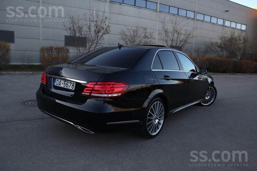 Black Mercedes-Benz e-250 2017 in Riga, with an engine capacity of 2.20 L and mileage of 291 thousand km for 11490 €, photo 3 on AUTOMOTO.COM.LV