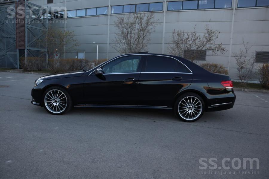Black Mercedes-Benz e-250 2017 in Riga, with an engine capacity of 2.20 L and mileage of 291 thousand km for 11490 €, photo 6 on AUTOMOTO.COM.LV
