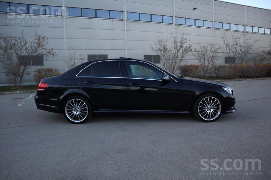 Black Mercedes-Benz e-250 2017 in Riga, with an engine capacity of 2.20 L and mileage of 291 thousand km for 11490 €, photo 7 on AUTOMOTO.COM.LV