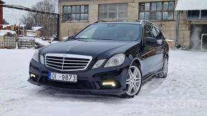 Черный Мерседес E 250 2010 в Елгава, объемом двигателя 2.20 л и пробегом 0 тыс. км за 8490 €, фото 2 на AUTOMOTO.COM.LV