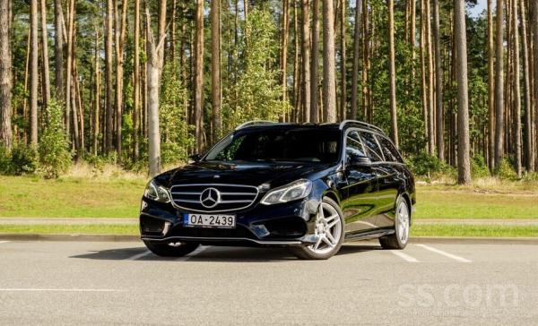 Black Mercedes-Benz e-250 2014 in Riga, with an engine capacity of 2.20 L and mileage of 269 thousand km for 11290 €, photo 1 on AUTOMOTO.COM.LV