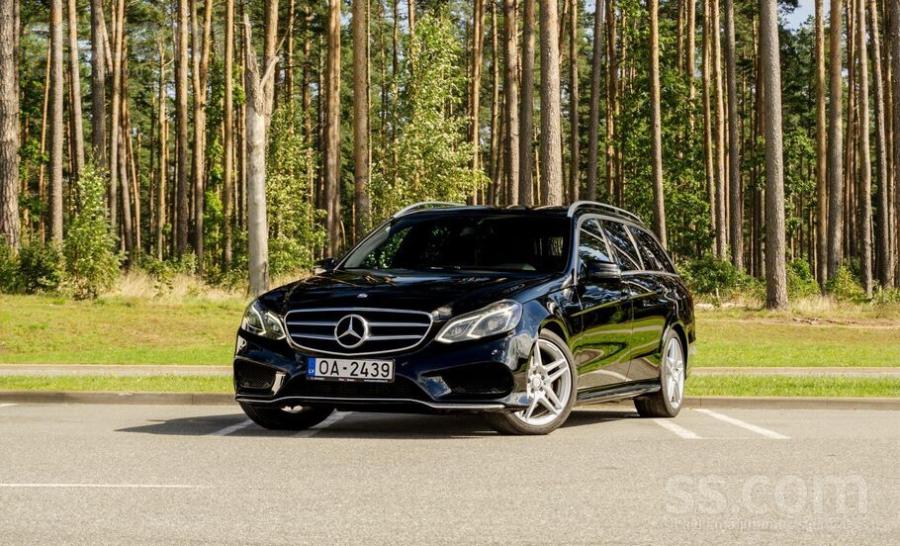 Black Mercedes-Benz e-250 2014 in Riga, with an engine capacity of 2.20 L and mileage of 269 thousand km for 11290 €, photo 1 on AUTOMOTO.COM.LV