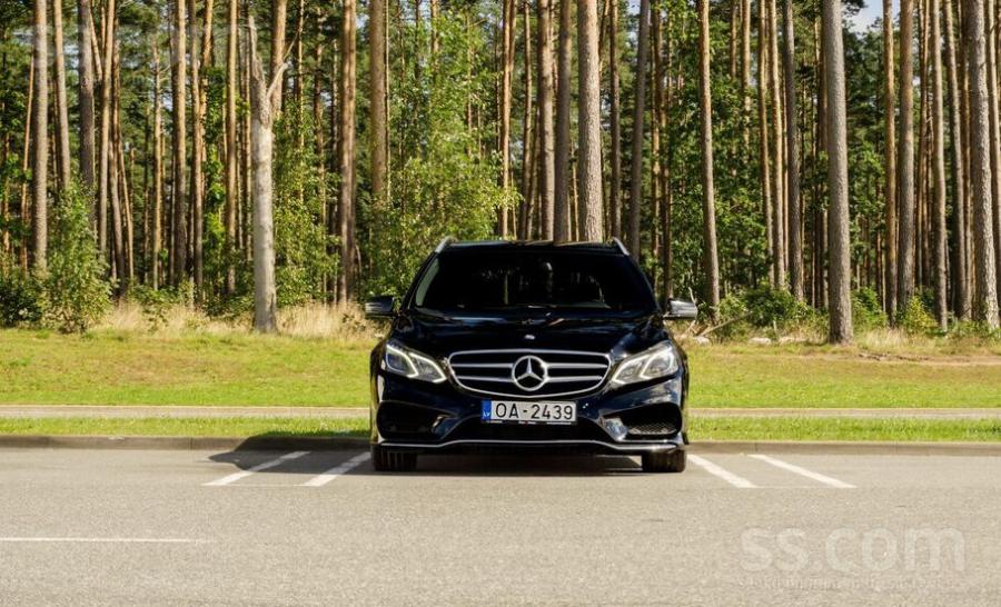 Black Mercedes-Benz e-250 2014 in Riga, with an engine capacity of 2.20 L and mileage of 269 thousand km for 11290 €, photo 4 on AUTOMOTO.COM.LV