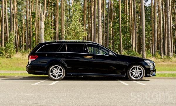 Black Mercedes-Benz e-250 2014 in Riga, with an engine capacity of 2.20 L and mileage of 269 thousand km for 11290 €, photo 8 on AUTOMOTO.COM.LV