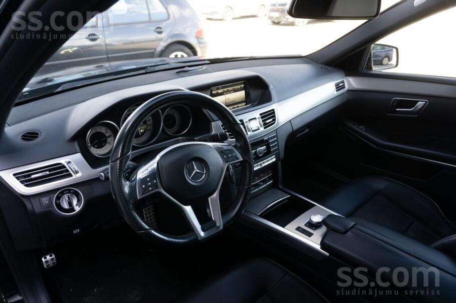 Black Mercedes-Benz e-250 2014 in Riga, with an engine capacity of 2.20 L and mileage of 269 thousand km for 11290 €, photo 10 on AUTOMOTO.COM.LV