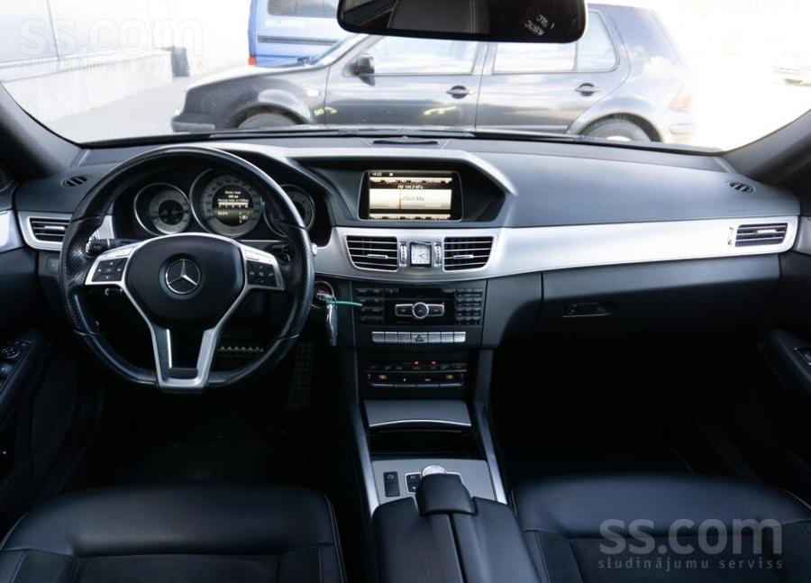 Black Mercedes-Benz e-250 2014 in Riga, with an engine capacity of 2.20 L and mileage of 269 thousand km for 11290 €, photo 12 on AUTOMOTO.COM.LV