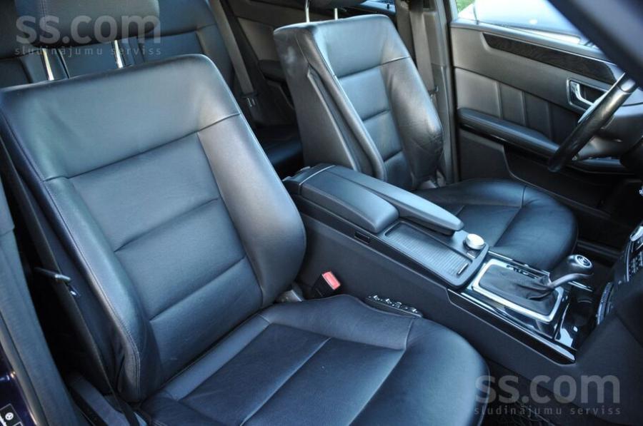 Blue Mercedes-Benz e-250 2010 in Riga, with an engine capacity of 2.20 L and mileage of 292 thousand km for 4790 €, photo 15 on AUTOMOTO.COM.LV
