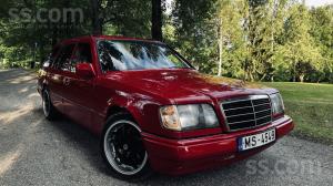Красный Мерседес E 250 1994 в Цесис, объемом двигателя 2.50 л и пробегом 340 тыс. км за 5500 €, фото 4 на AUTOMOTO.COM.LV