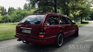 Красный Мерседес E 250 1994 в Цесис, объемом двигателя 2.50 л и пробегом 340 тыс. км за 5500 €, фото 5 на AUTOMOTO.COM.LV