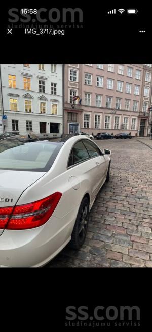 White Mercedes-Benz e-250 2013 in Riga, with an engine capacity of 2.00 L and mileage of 217 thousand km for 12500 €, photo 14 on AUTOMOTO.COM.LV
