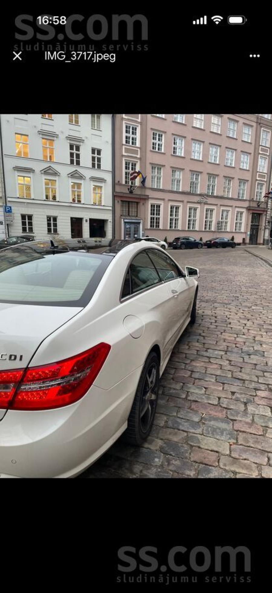 White Mercedes-Benz e-250 2013 in Riga, with an engine capacity of 2.00 L and mileage of 217 thousand km for 12500 €, photo 14 on AUTOMOTO.COM.LV