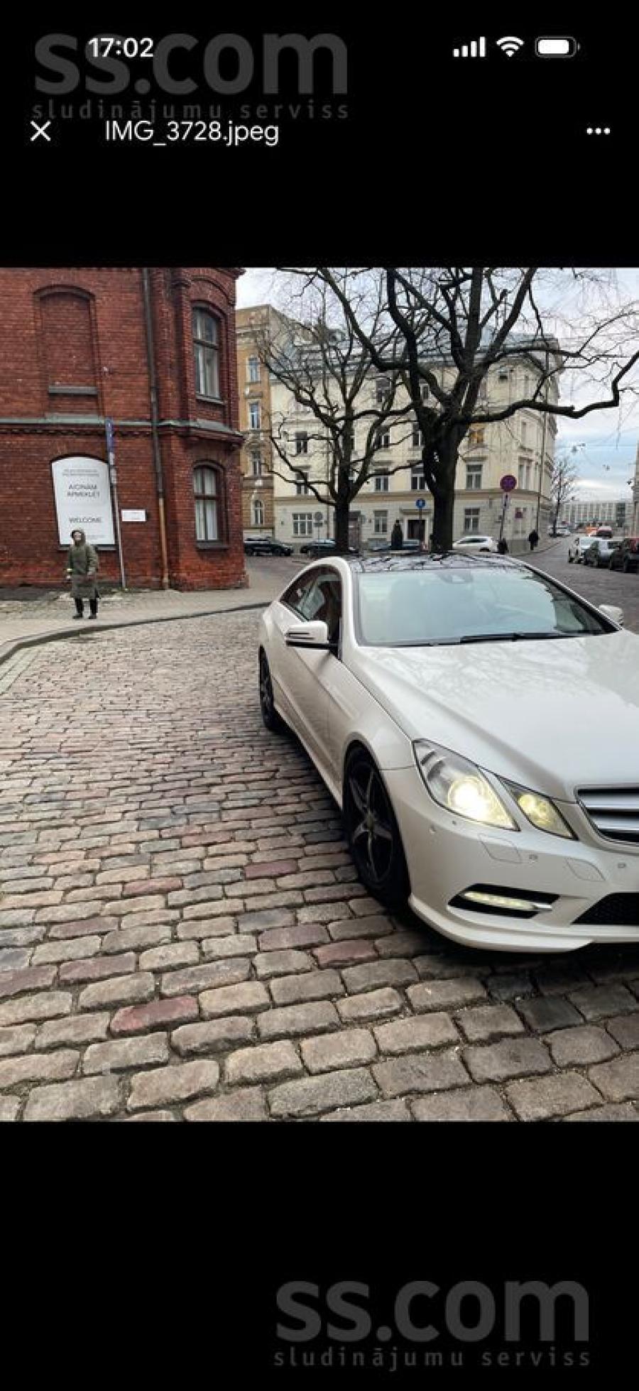 White Mercedes-Benz e-250 2013 in Riga, with an engine capacity of 2.00 L and mileage of 217 thousand km for 12500 €, photo 16 on AUTOMOTO.COM.LV