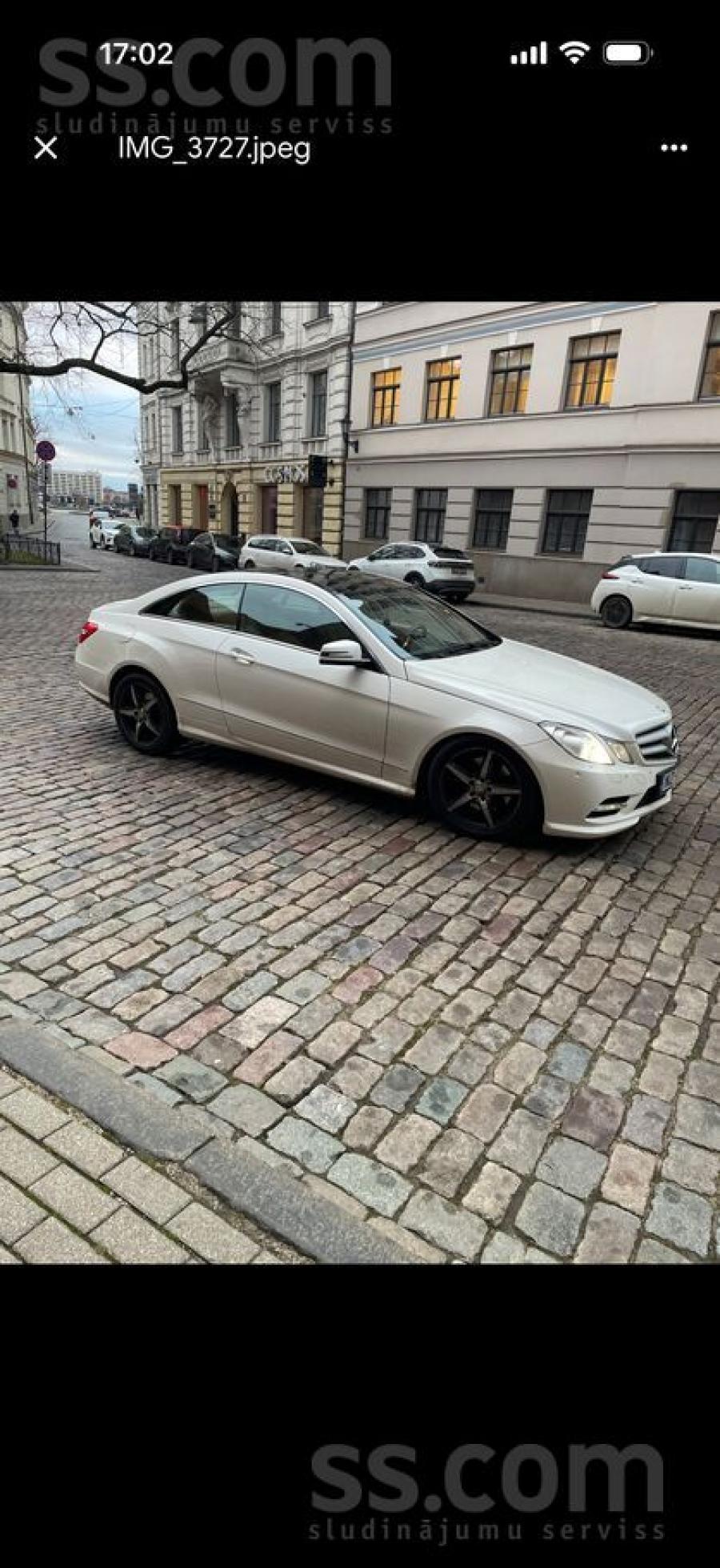 White Mercedes-Benz e-250 2013 in Riga, with an engine capacity of 2.00 L and mileage of 217 thousand km for 12500 €, photo 17 on AUTOMOTO.COM.LV
