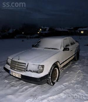 Balts Mercedes-Benz e-250 1988 Rīga, ar dzinēja tilpumu 2.50 L un nobraukumu 269 tūkst. km par 500 €, foto  vietnē AUTOMOTO.COM.LV