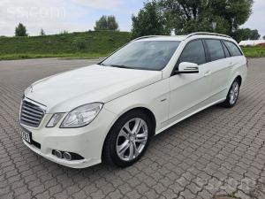Белый Мерседес E 250 2010 в Елгава, объемом двигателя 2.10 л и пробегом 352 тыс. км за 4990 €, фото  на AUTOMOTO.COM.LV