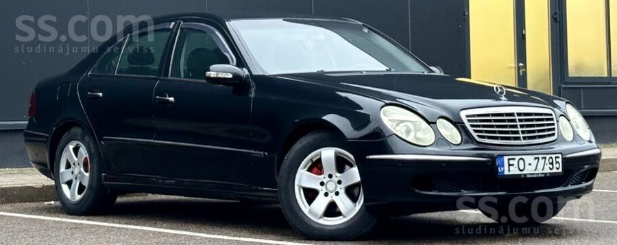 Melns Mercedes-Benz E 270 2003 Rīga, ar dzinēja tilpumu 2.70 L un nobraukumu 385 tūkst. km par 2500 €, foto 3 vietnē AUTOMOTO.COM.LV