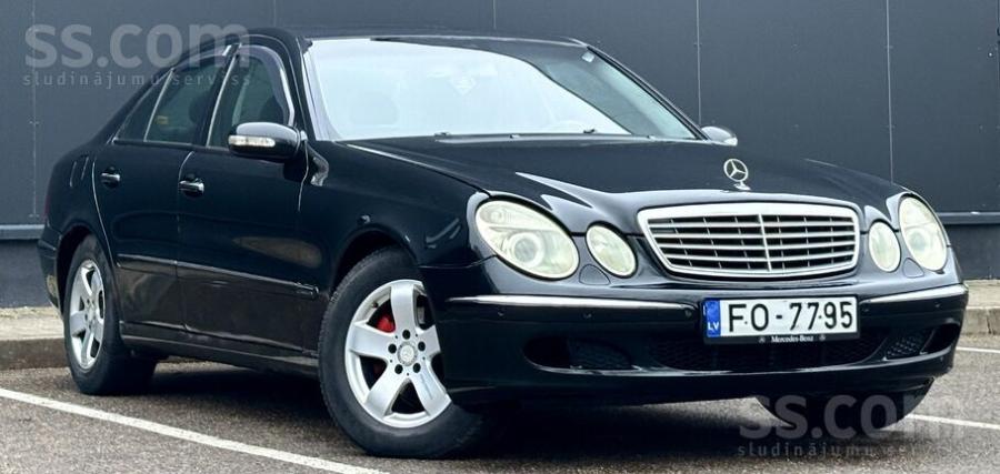 Melns Mercedes-Benz E 270 2003 Rīga, ar dzinēja tilpumu 2.70 L un nobraukumu 385 tūkst. km par 2500 €, foto 4 vietnē AUTOMOTO.COM.LV