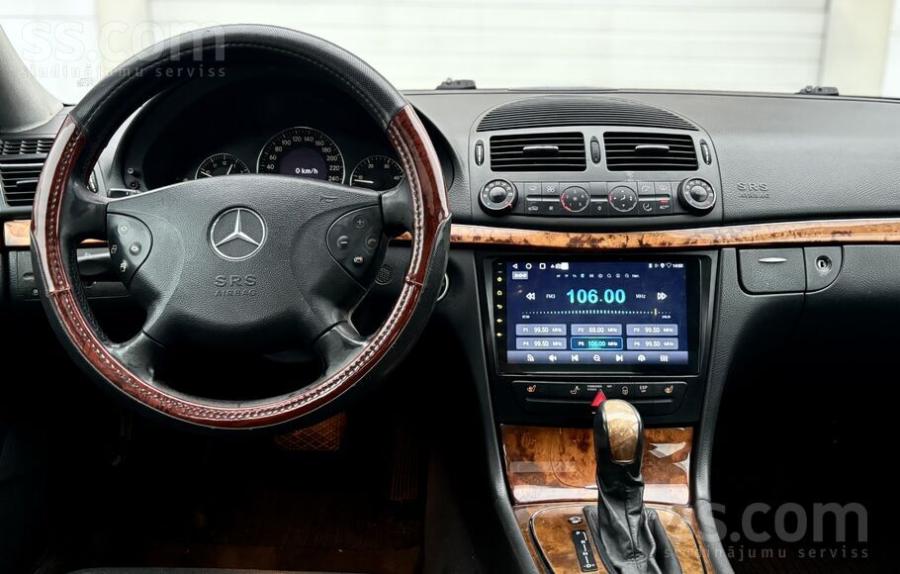 Melns Mercedes-Benz E 270 2003 Rīga, ar dzinēja tilpumu 2.70 L un nobraukumu 385 tūkst. km par 2500 €, foto 10 vietnē AUTOMOTO.COM.LV